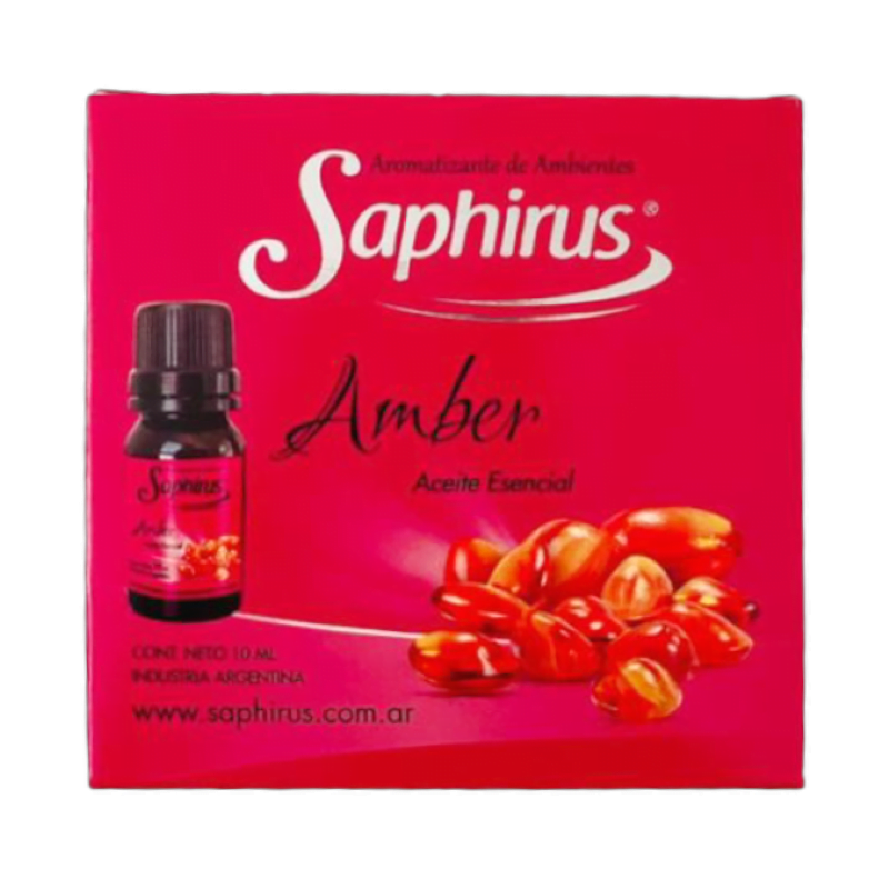 ACEITE ESENCIAL SAPHIRUS 10 ML AMBER - Aromatessen Saphirus