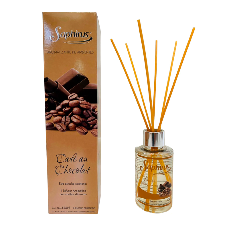 DIFUSOR SAPHIRUS 125 CC CAFÉ AU CHOCOLAT - Aromatessen Saphirus