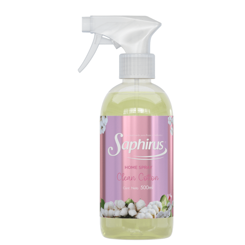 HOME SPRAY 500 CC SAPHIRUS CLEAN COTTON - Aromatessen Saphirus