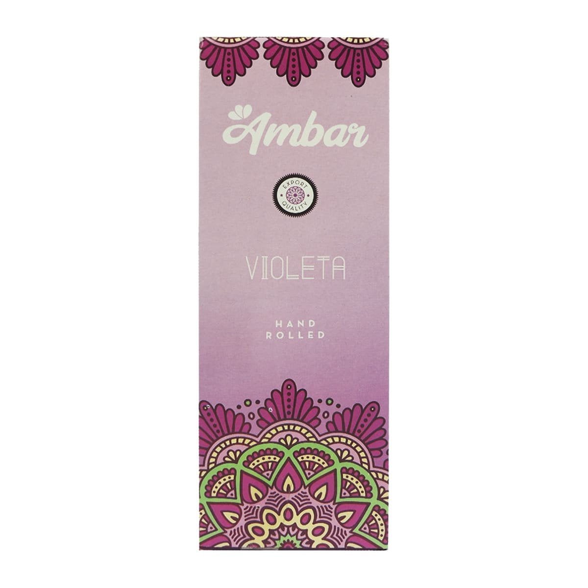 SAHUMERIO AMBAR VIOLETA X 20 UNI - Aromatessen Saphirus