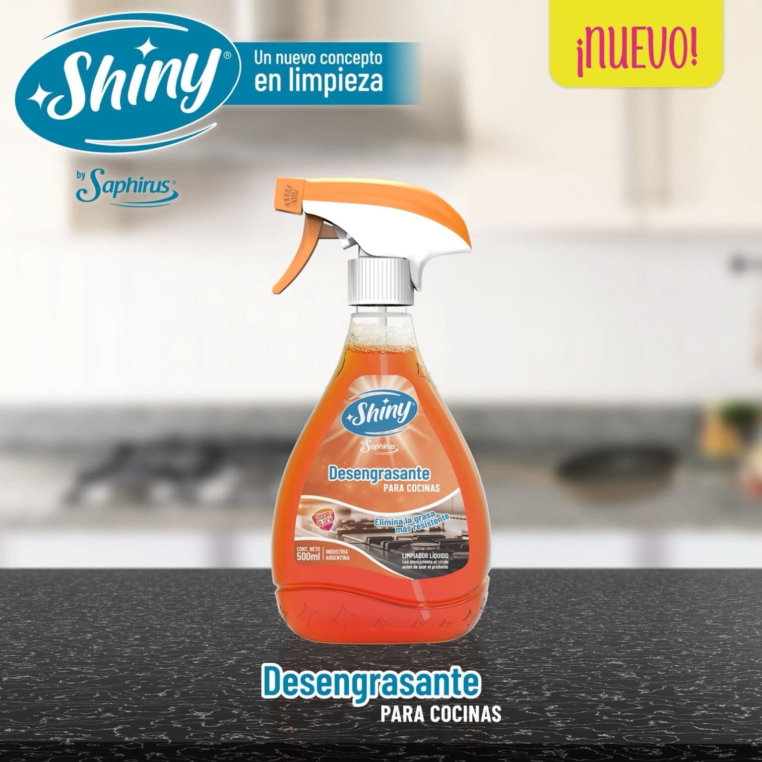 a – SHINY DESENGRASANTE 500ML - Aromatessen Saphirus